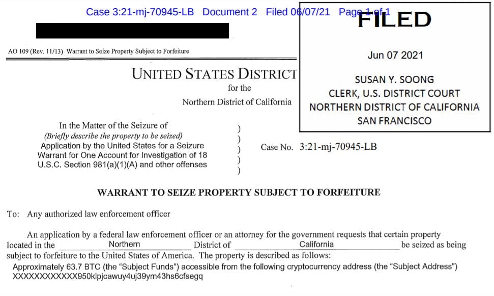 How Did the DOJ Recover Million$ of the Colonial Pipeline Ransom?