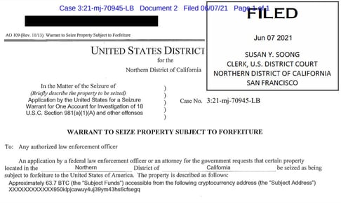 How Did the DOJ Recover Million$ of the Colonial Pipeline Ransom?