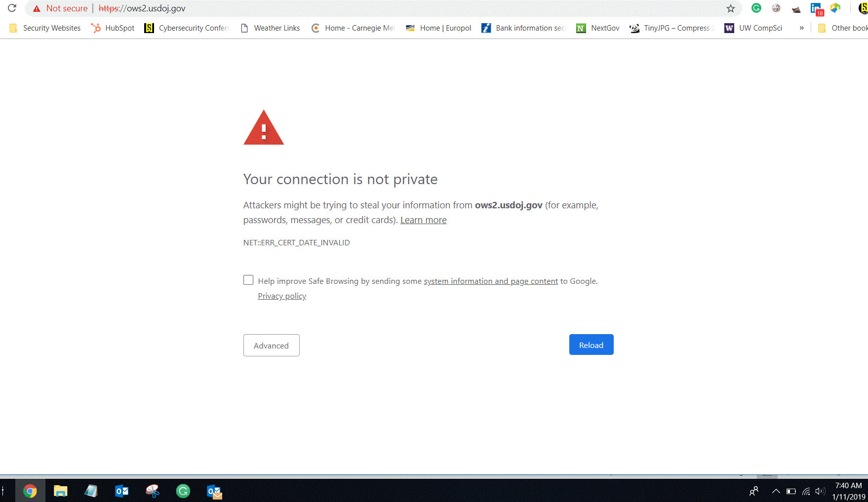 Shutdown Surprise: Government Websites Becoming Insecure and Blocked by ...