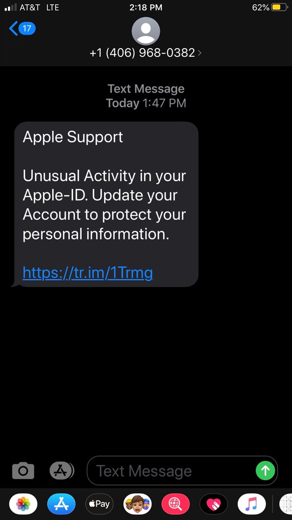 5 Smishing Attack Examples Everyone Should See